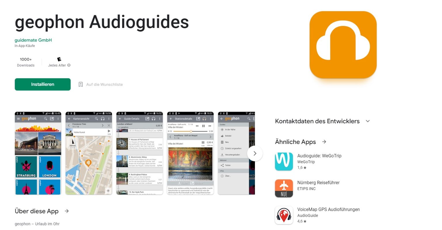 Audioguides für den öffentlichen Raum und Museen - Geophon Productions